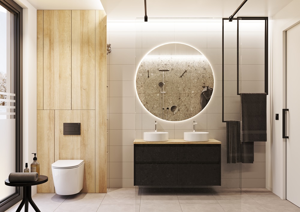 Osvětlení koupelny: inspirace napříč styly | getmi.cz